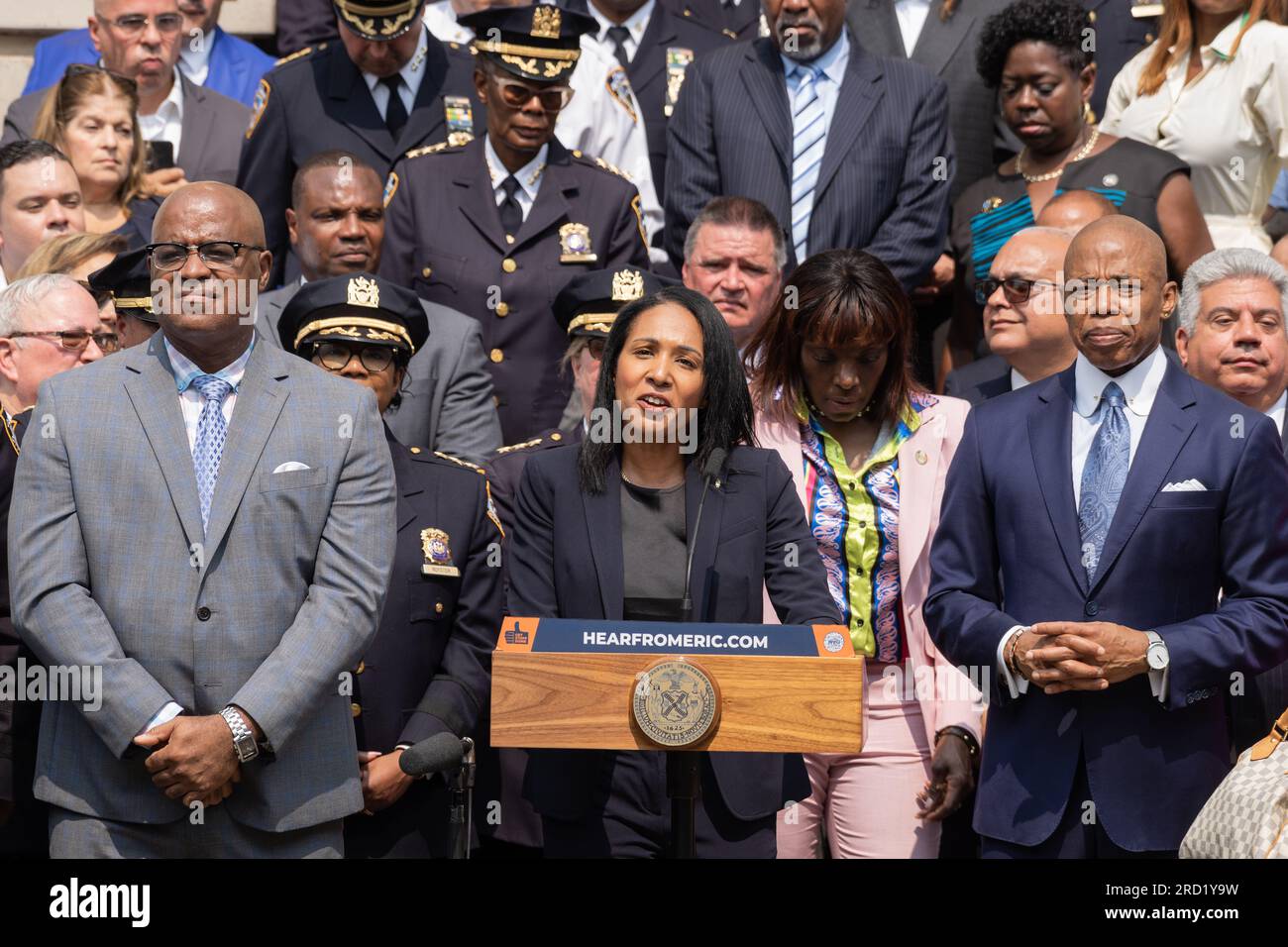Bronx, USA. 17th July, 2023. Newly appointed Frist Deputy Commission ...