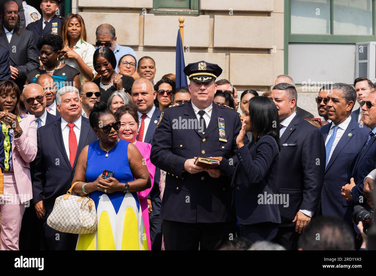 Bronx, USA. 17th July, 2023. New York City Mayor Eric Adams announced ...