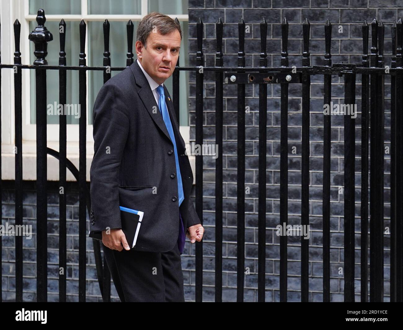 Greg Hands, Chairman of the Conservative Party, arrives in Downing ...