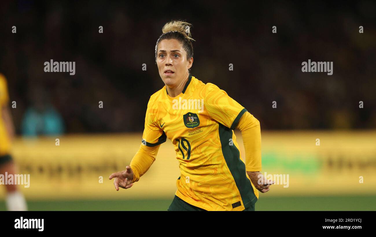 Australia's Katrina Gorry during their friendly soccer match against ...