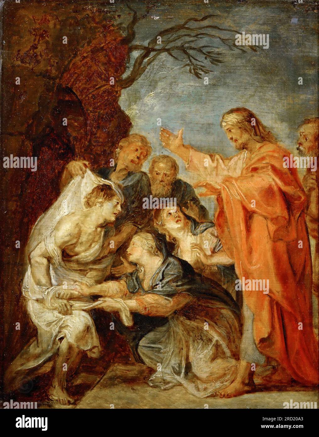 Resurrection of Lazarus, sketch for the Berlin painting destroyed in ...