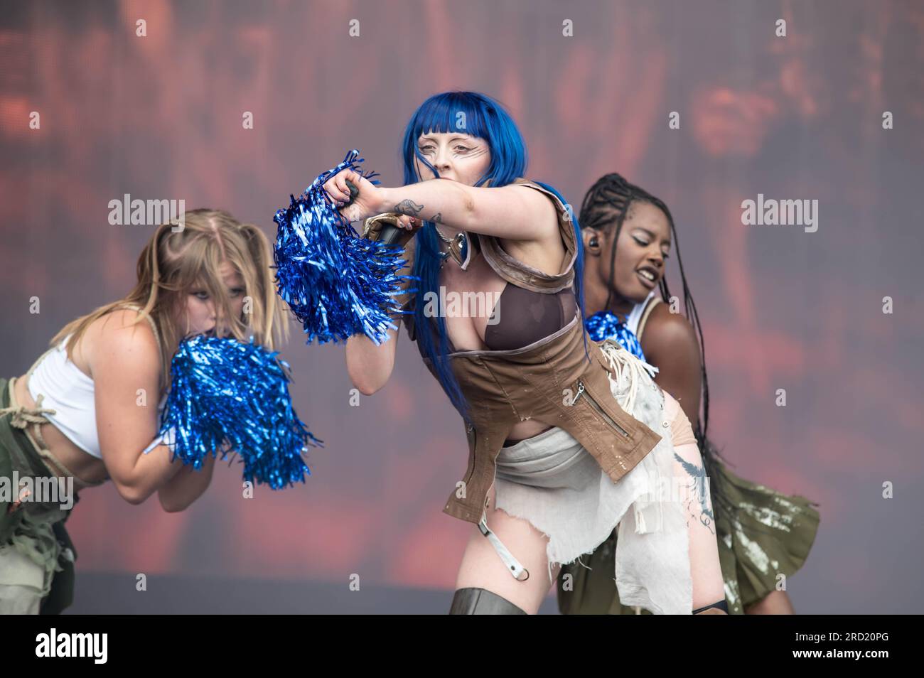 Ashnikko performing at TRNSMT at the Glasgow Green Glasgow Stock Photo ...