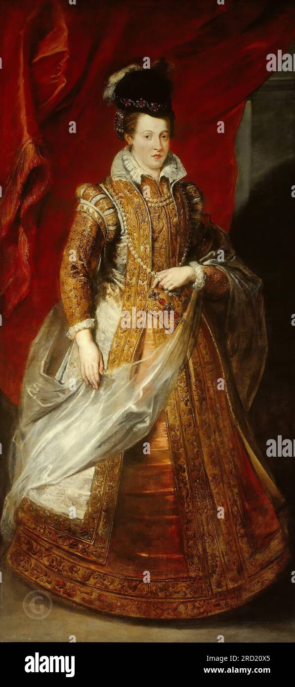 Peter Paul Rubens -- Johanna, Archduchess of Austria, Grand Duchess of ...