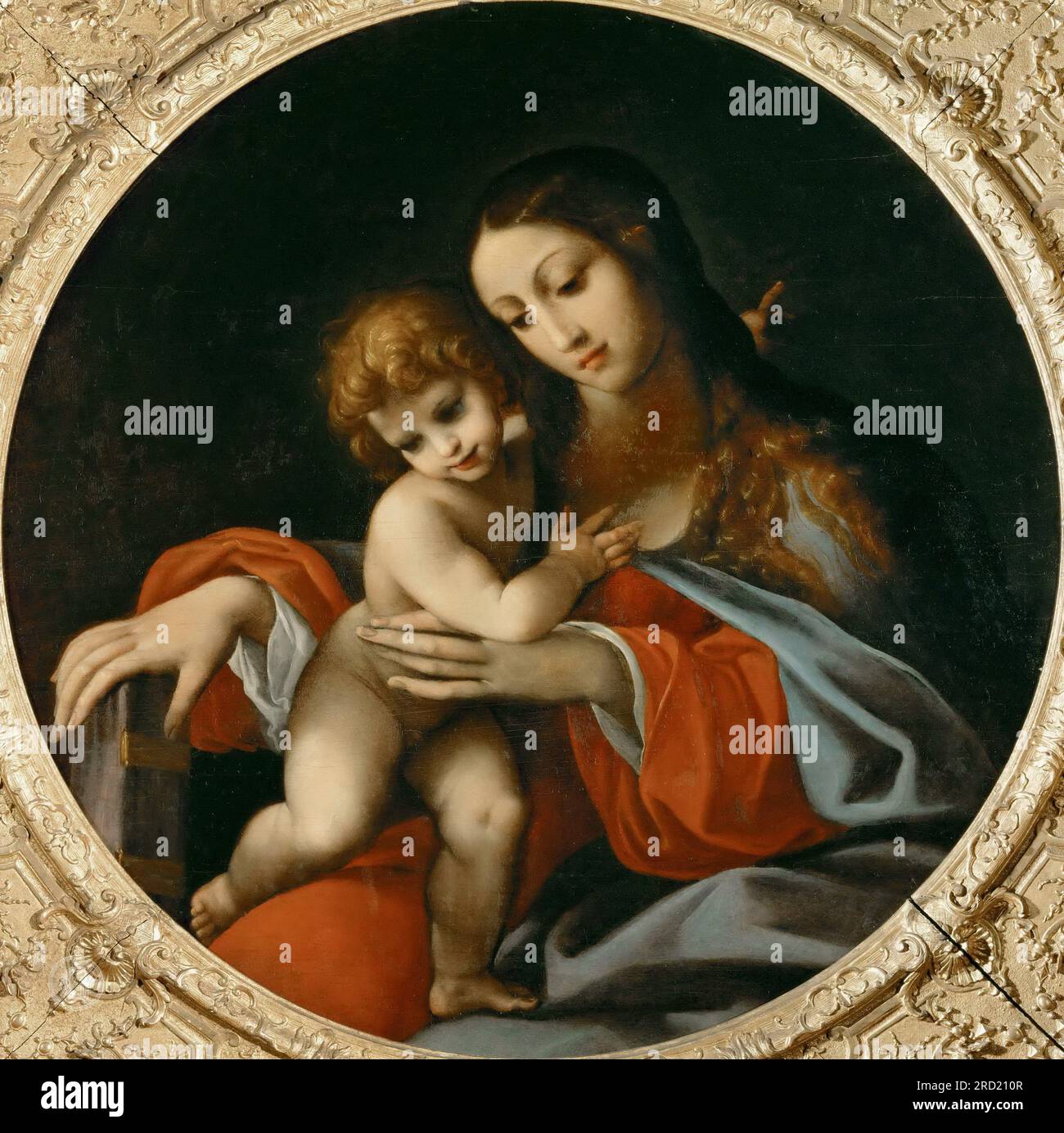 Lodovico Carracci (1555-1619) -- Madonna and Child c.1616-19 Stock ...