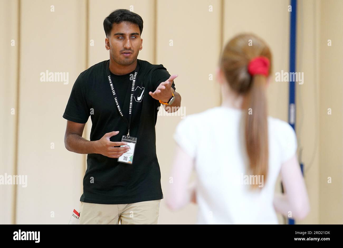 England blind footballer, Azeem Amir, who is preparing for the ...