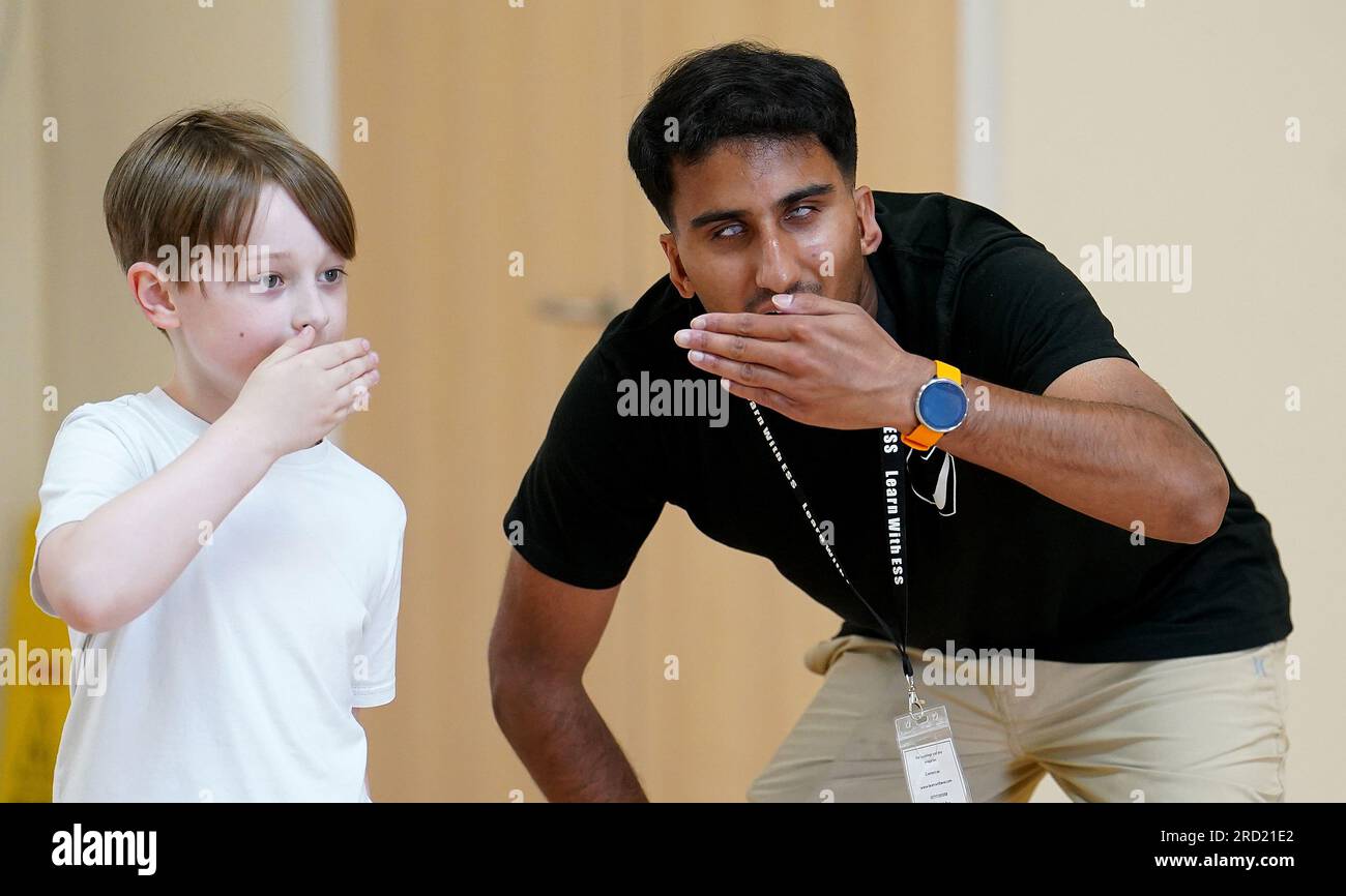 England blind footballer, Azeem Amir, who is preparing for the ...