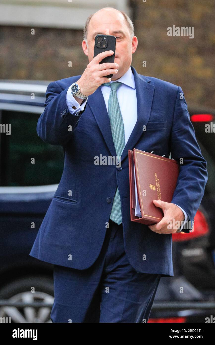London, UK. 18th July, 2023. Ben Wallace, MP, Secretary of State for ...