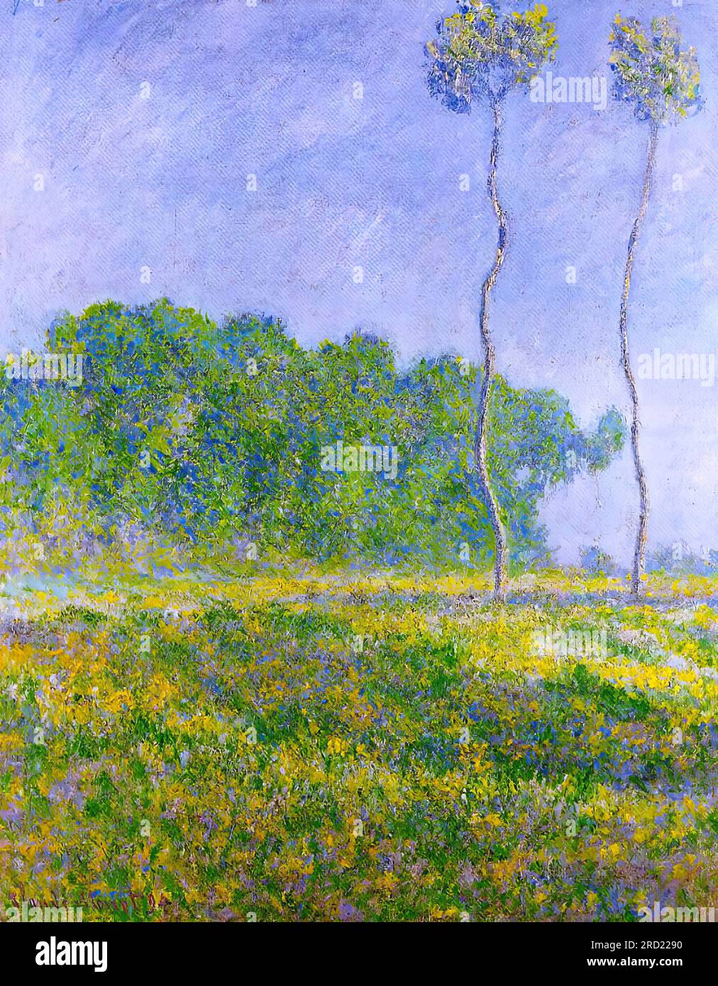 Claude Oscar Monet – Spring Landscape 1894 Stock Photo - Alamy