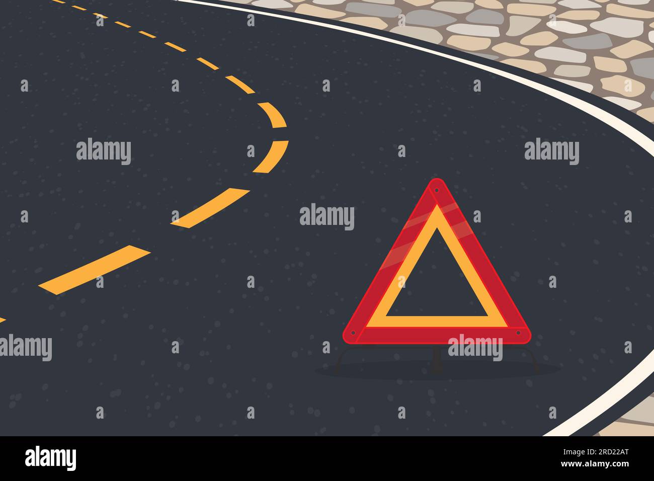 Emergency warning triangle Stock Vector Images - Alamy