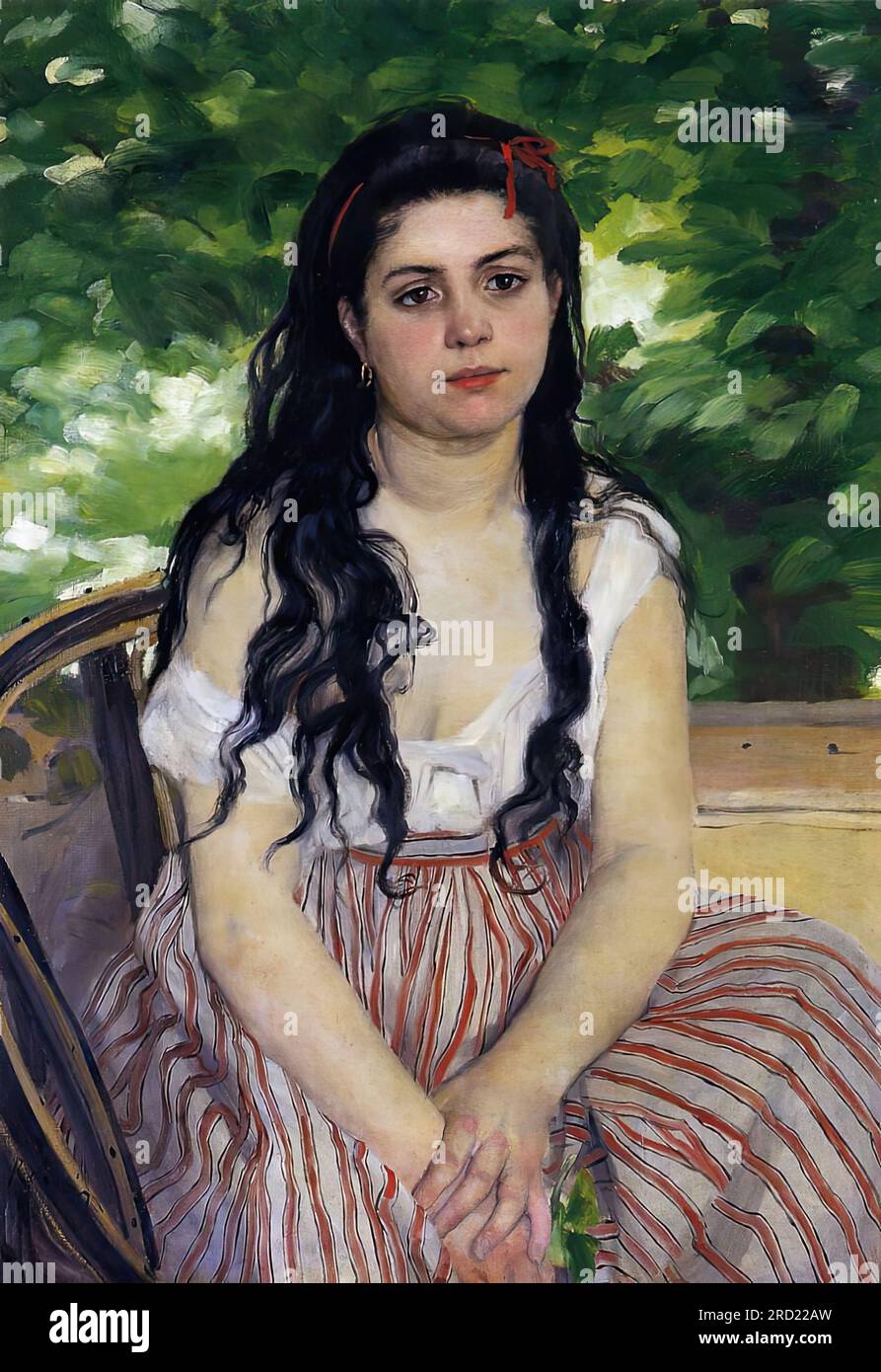 Pierre-Auguste Renoir – The Gypsy Girl (also known as Summer Stock ...