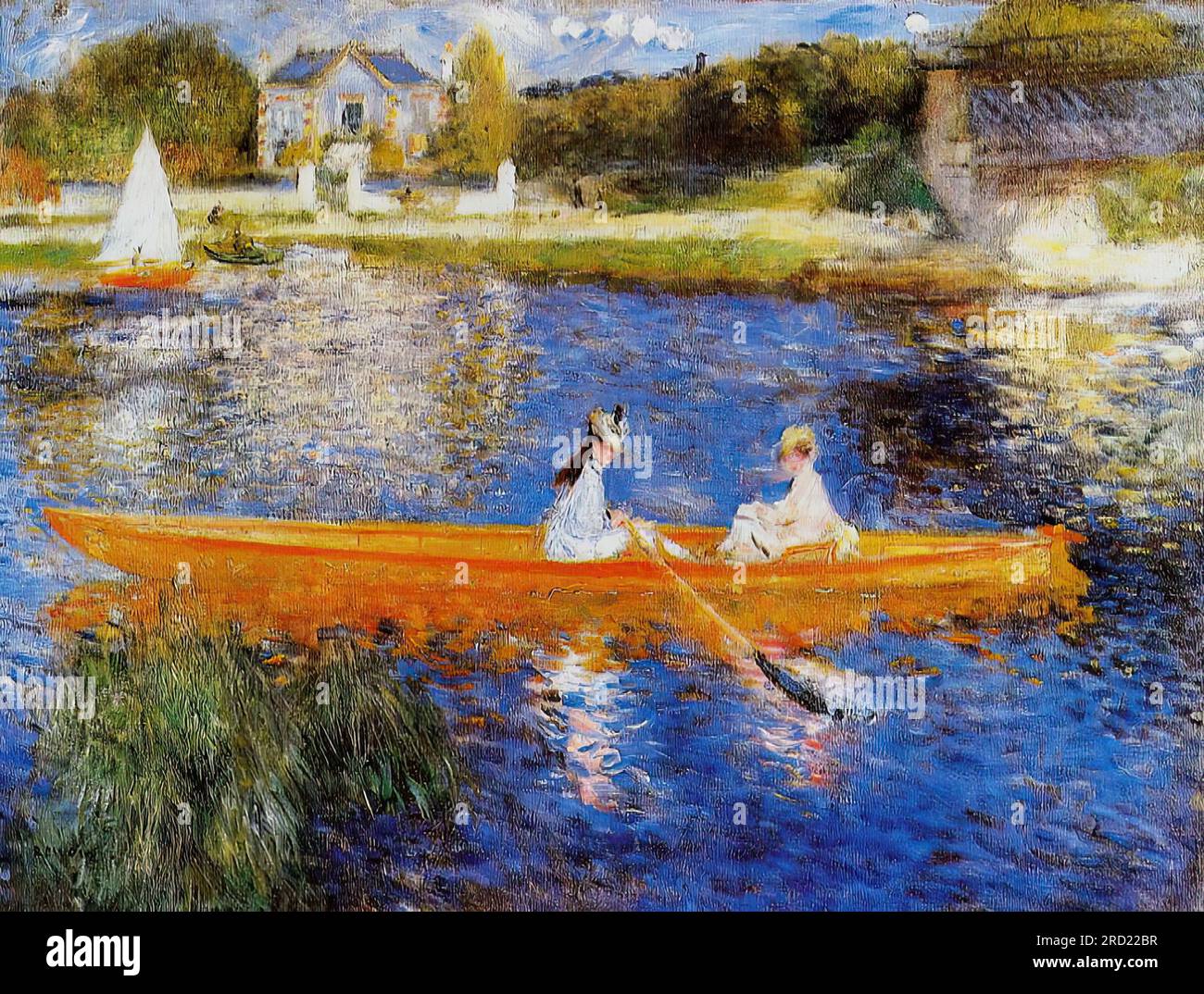 Pierre-Auguste Renoir – The Seine at Asnieres (also known as The Skiff ...