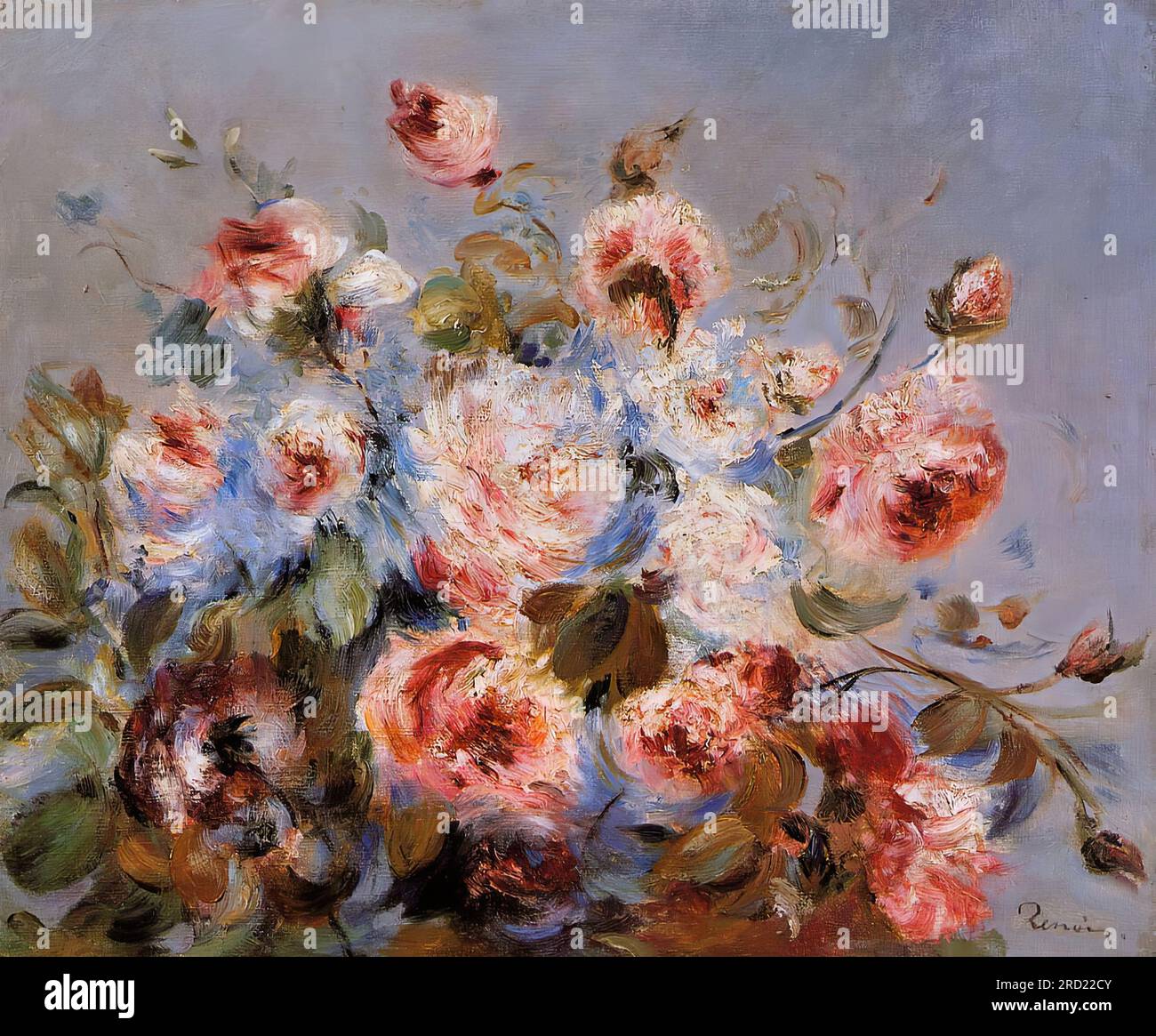 Pierre-Auguste Renoir – Roses from Wargemont 1885 Stock Photo - Alamy