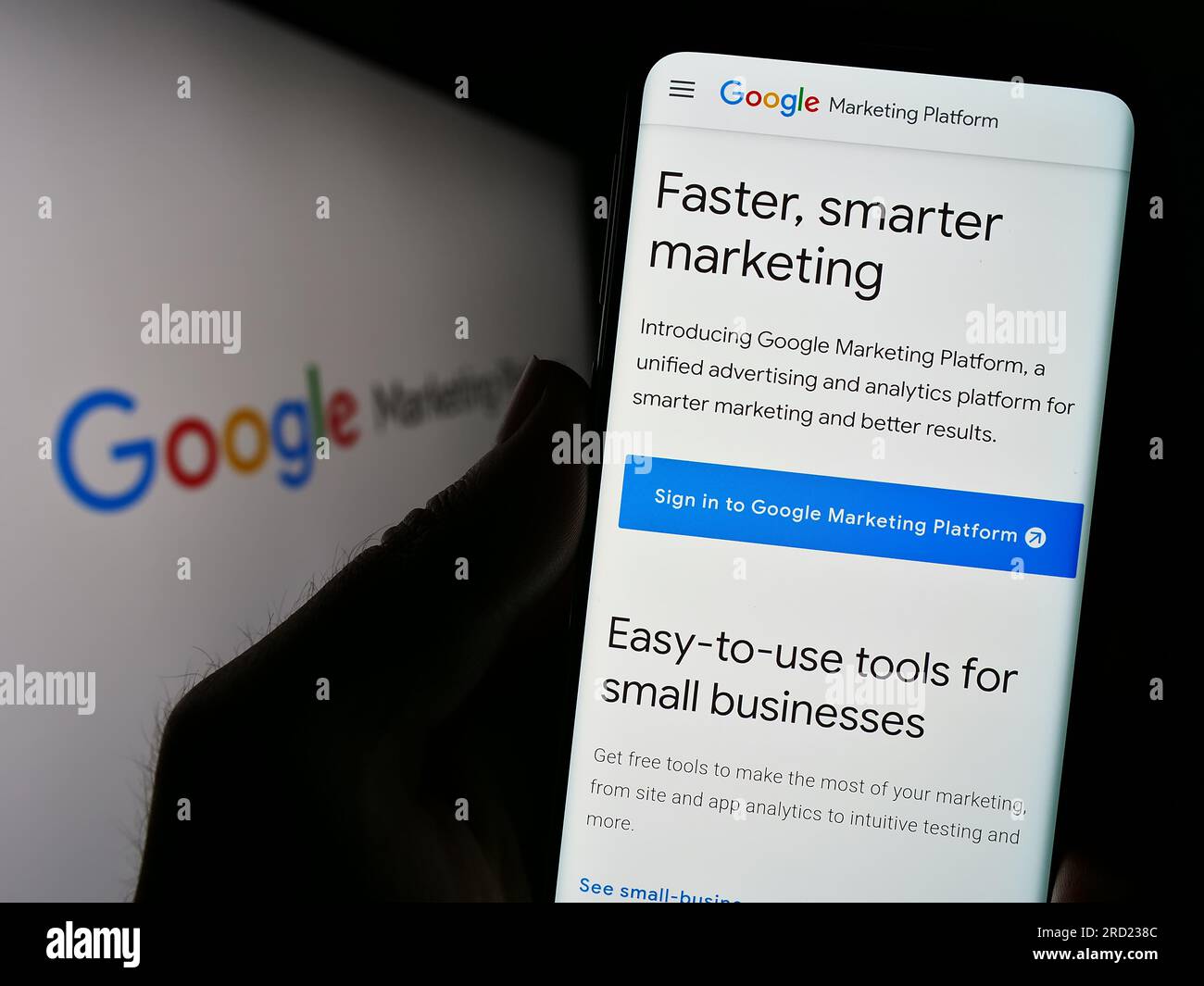 Google marketing platform logo hi-res stock photography and images - Alamy