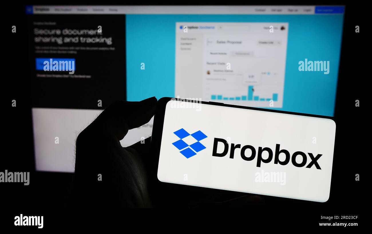 Dropbox logo hi-res stock photography and images - Alamy