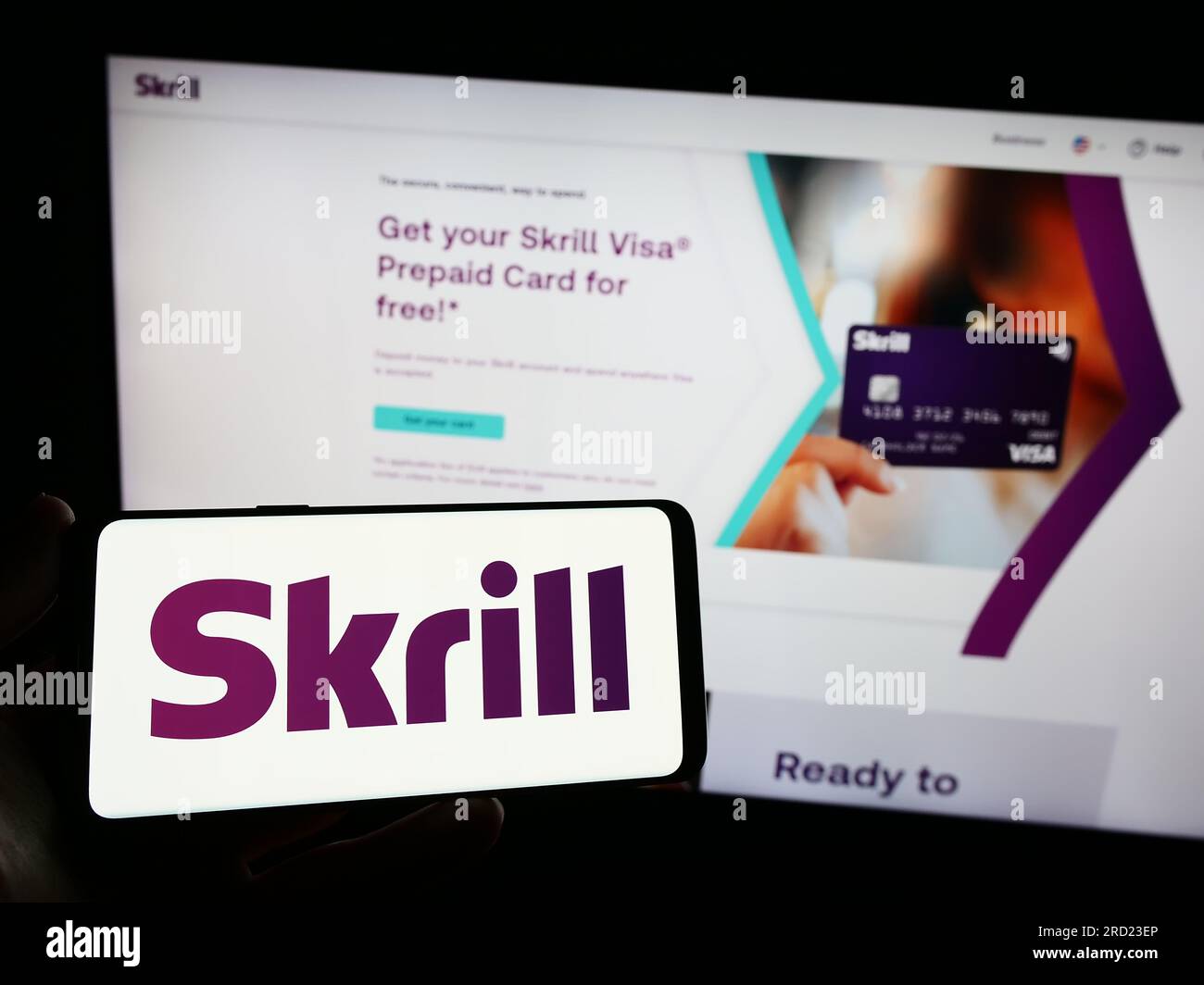 Skrill logo hi-res stock photography and images - Alamy