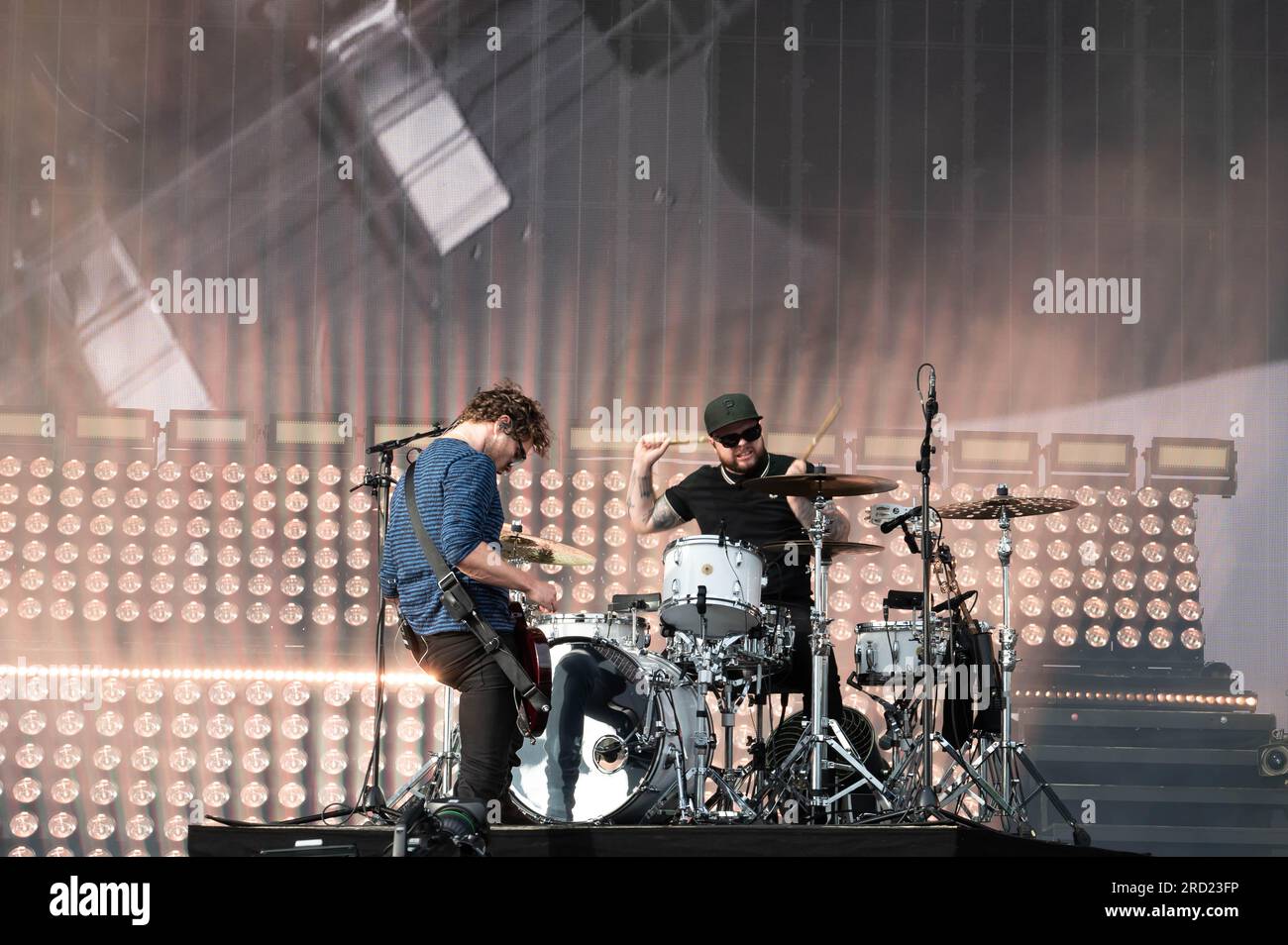 Ben Thatcher and Mike Kerr of Royal Blood performing at TRNSMT at the ...
