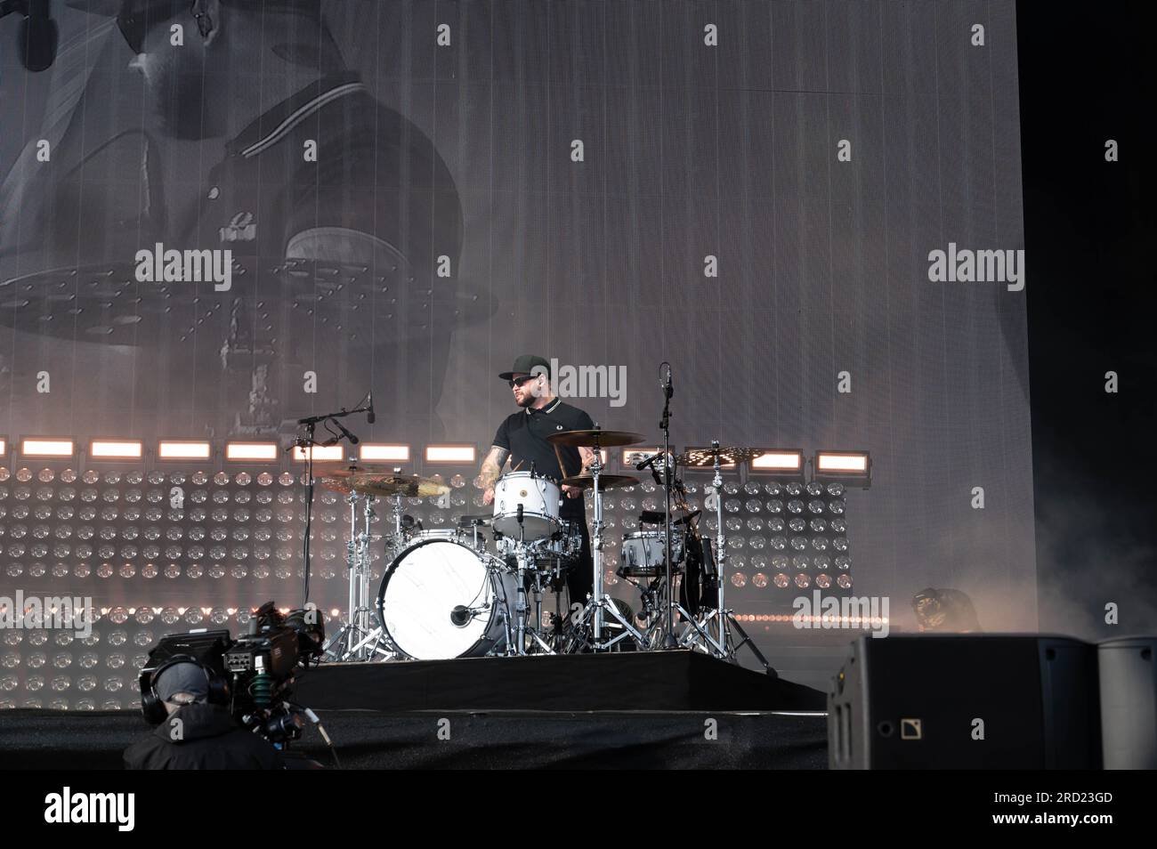 Ben Thatcher of Royal Blood performing at TRNSMT at the Glasgow Green ...