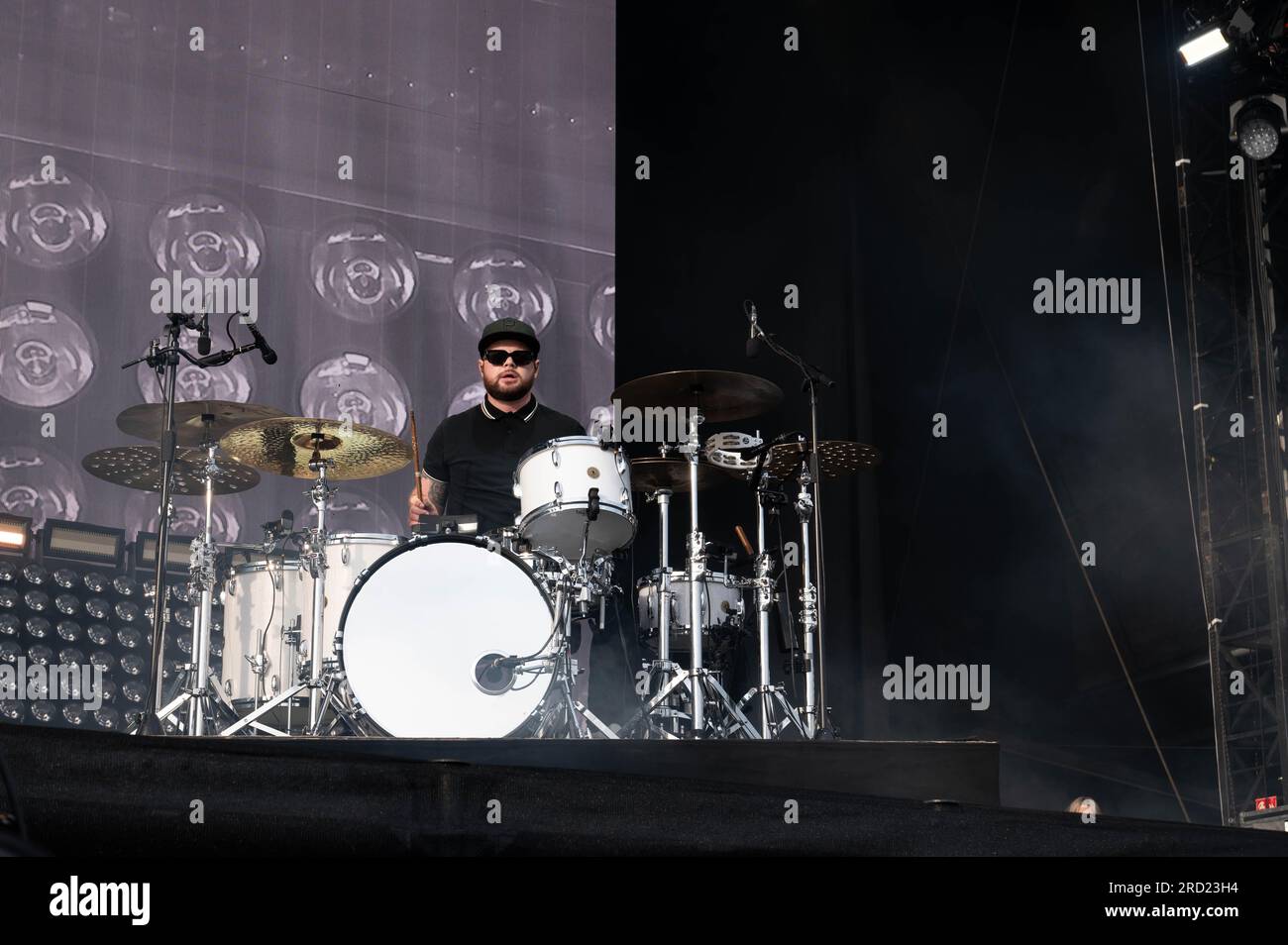 Ben Thatcher of Royal Blood performing at TRNSMT at the Glasgow Green ...