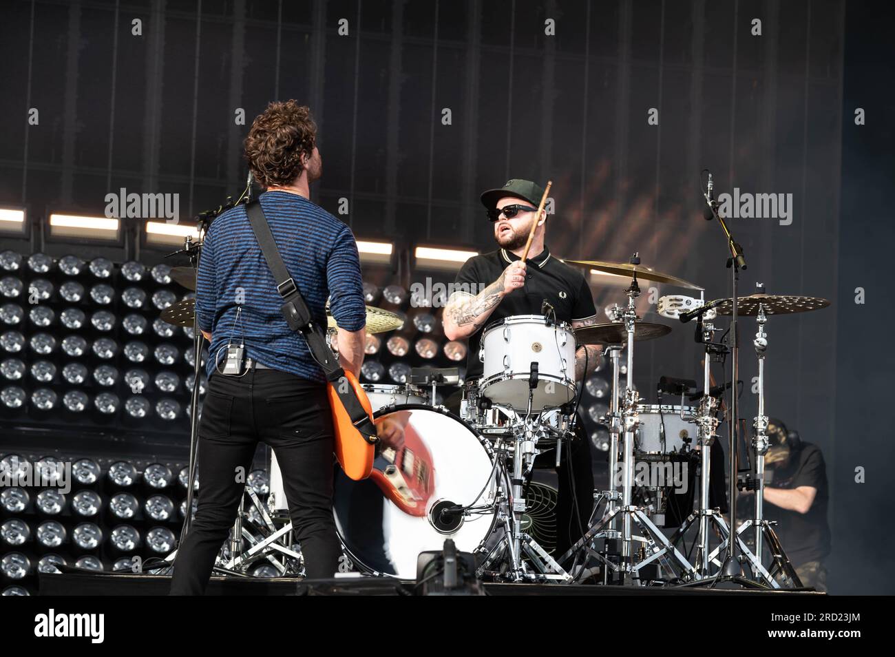 Ben Thatcher and Mike Kerr of Royal Blood performing at TRNSMT at the ...