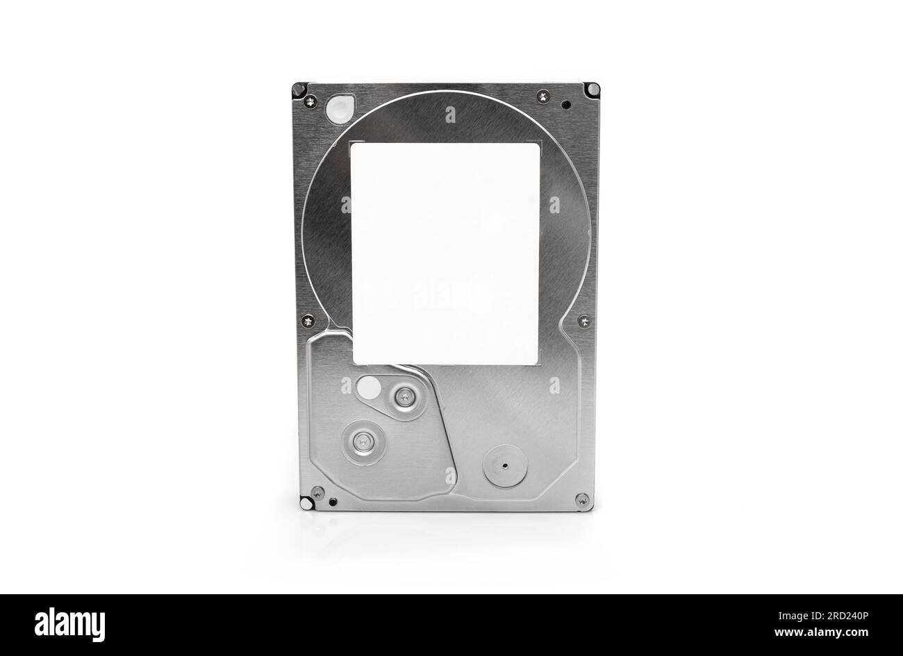 Hardware disk HDD datum for computer PC isolated on white background ...