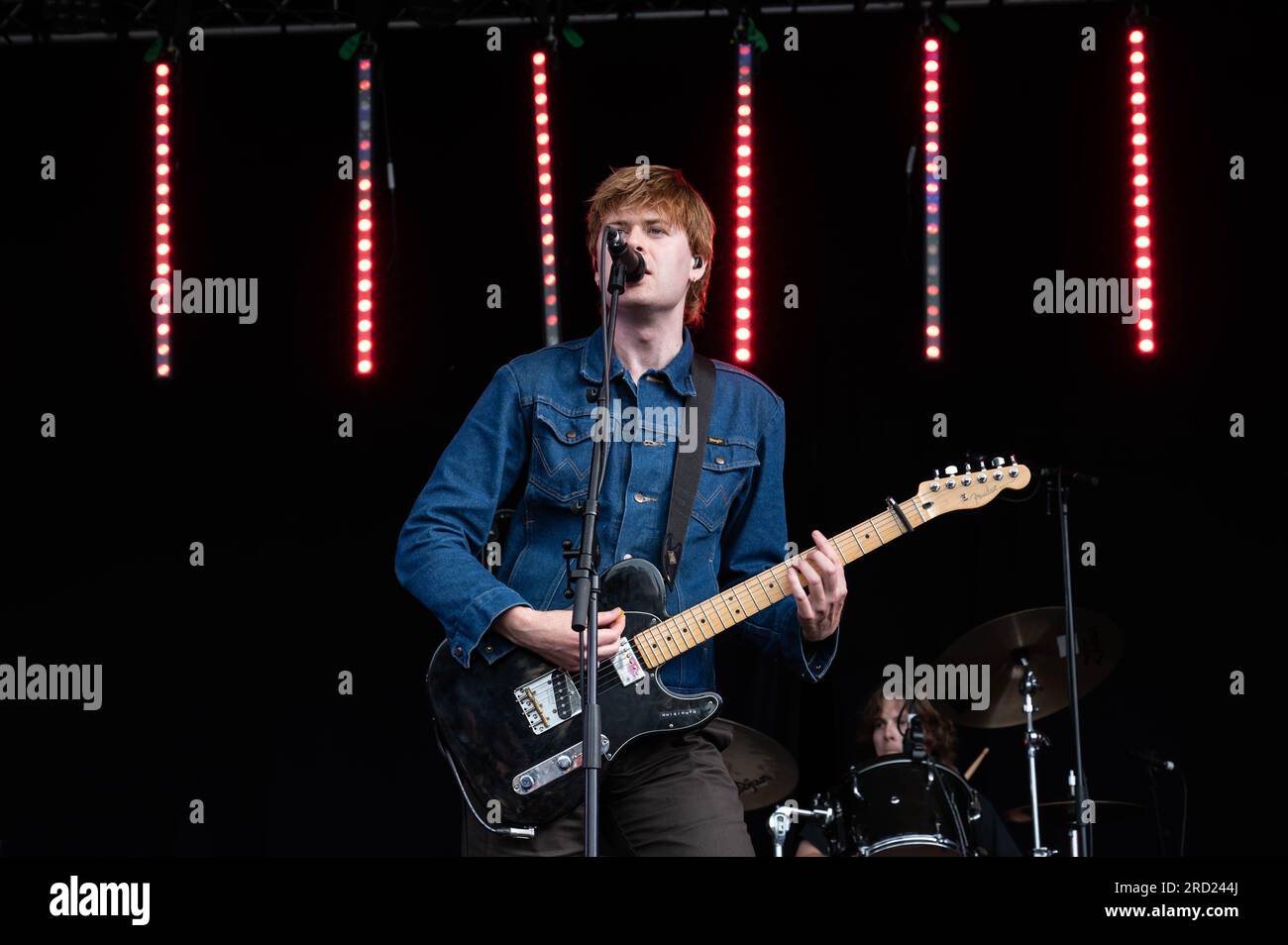 Matt Thomson of The Amazons performing at TRNSMT at the Glasgow Green ...