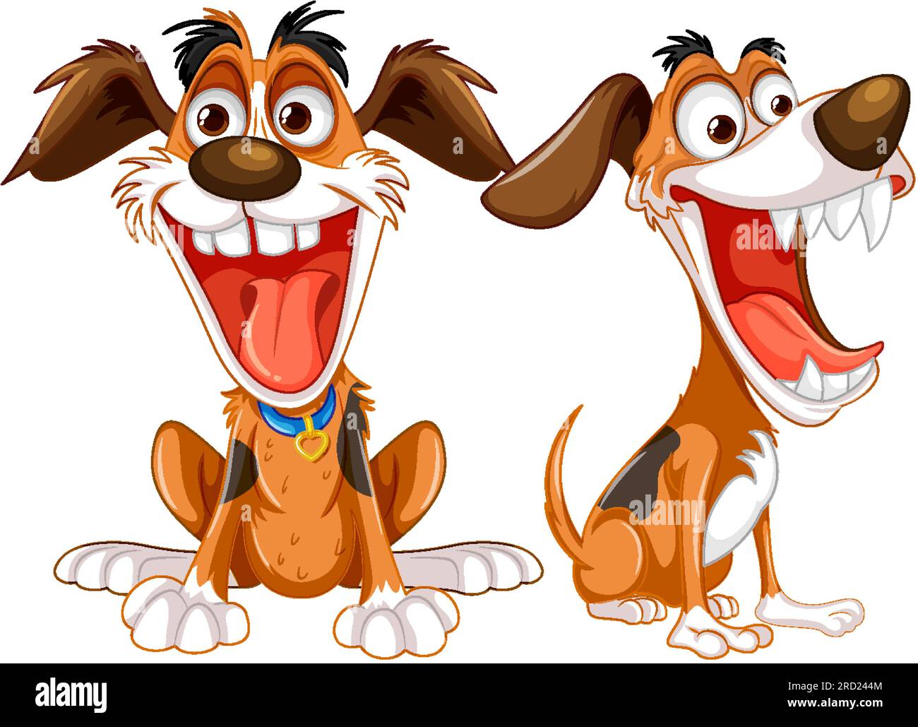 Laughing Dog Clip Art