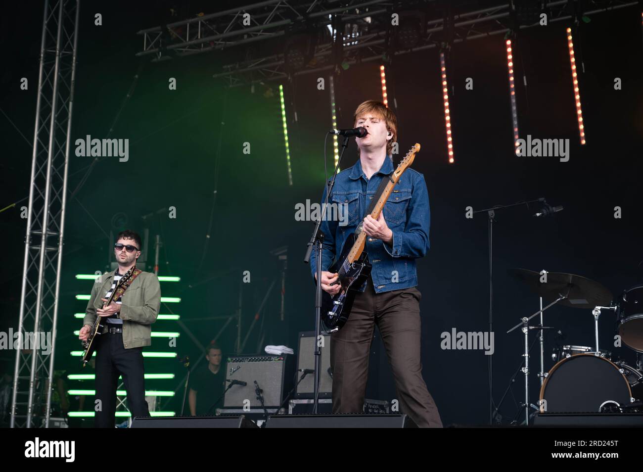 Matt Thomson of The Amazons performing at TRNSMT at the Glasgow Green ...