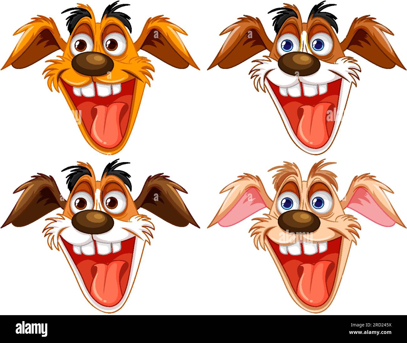 Frazzled Cartoon Dog