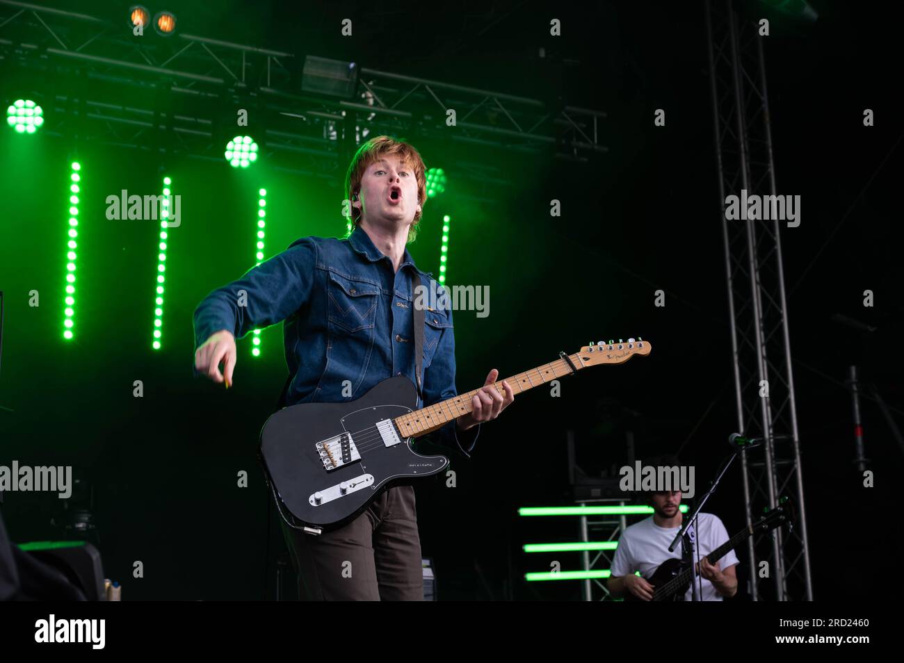 Matt Thomson of The Amazons performing at TRNSMT at the Glasgow Green ...