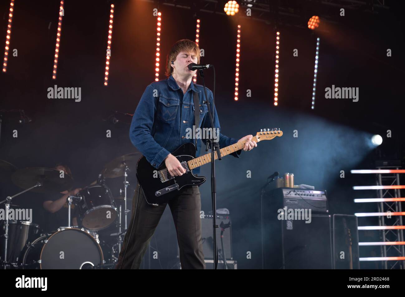 Matt Thomson of The Amazons performing at TRNSMT at the Glasgow Green ...
