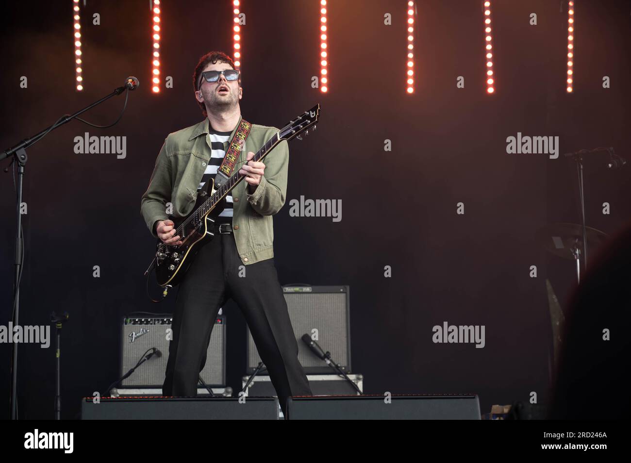 Chris Alderton of The Amazons performing at TRNSMT at the Glasgow Green ...