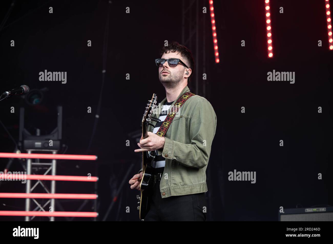 Chris Alderton of The Amazons performing at TRNSMT at the Glasgow Green ...