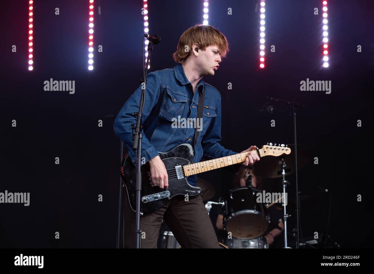 Matt Thomson of The Amazons performing at TRNSMT at the Glasgow Green ...
