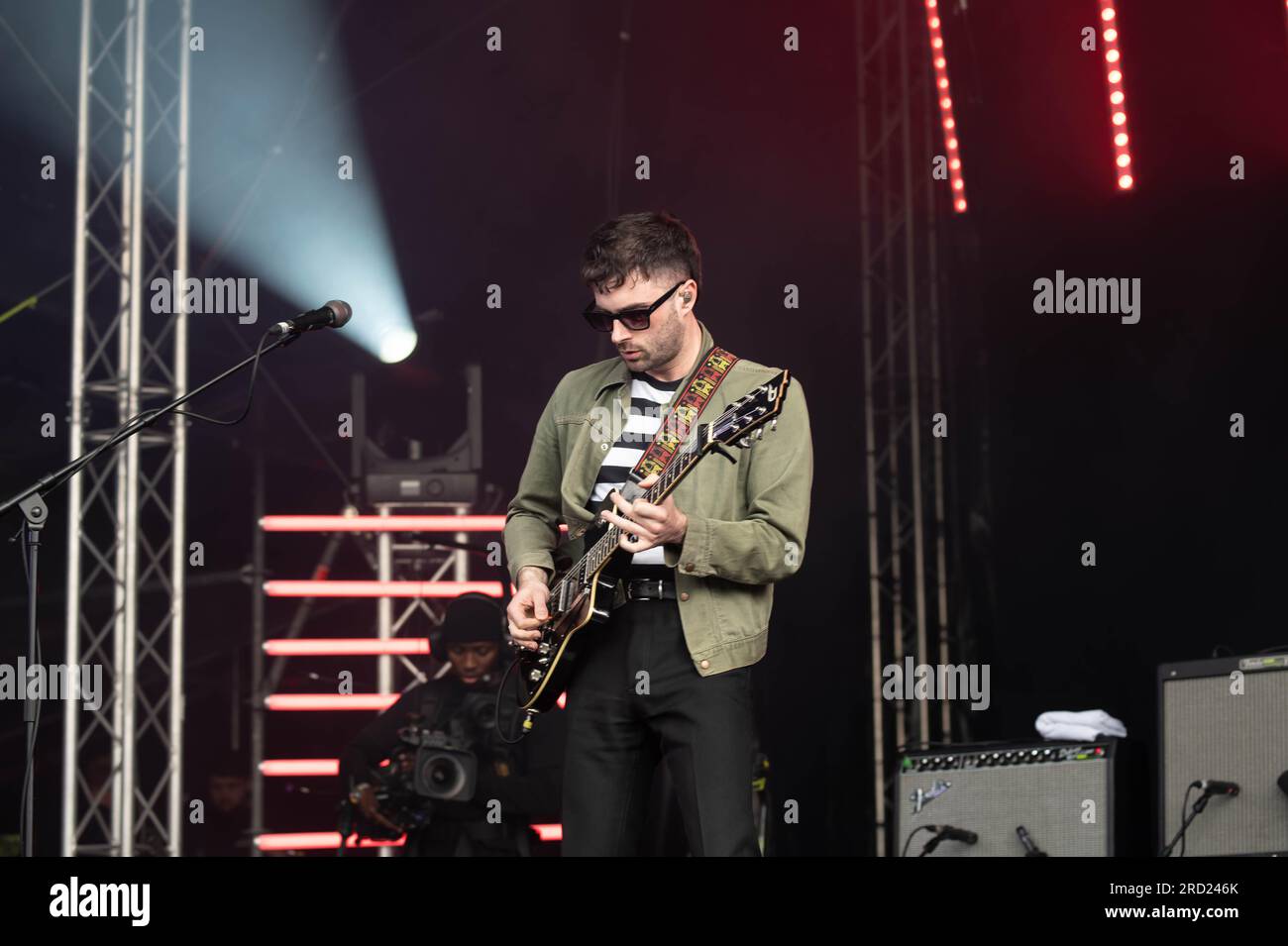 Chris Alderton of The Amazons performing at TRNSMT at the Glasgow Green ...