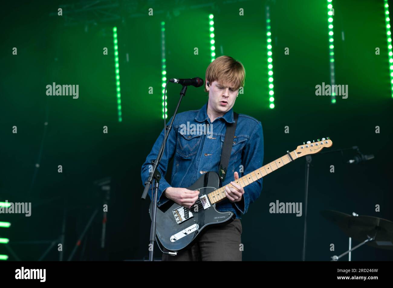 Matt Thomson of The Amazons performing at TRNSMT at the Glasgow Green ...