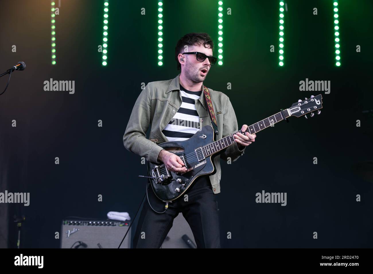 Chris Alderton of The Amazons performing at TRNSMT at the Glasgow Green ...