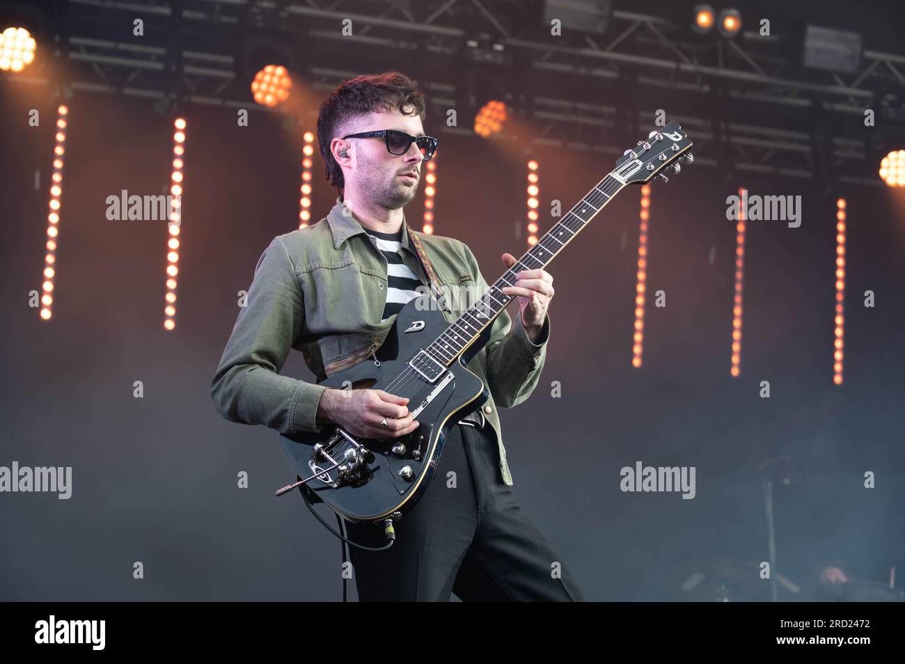 Chris Alderton of The Amazons performing at TRNSMT at the Glasgow Green ...