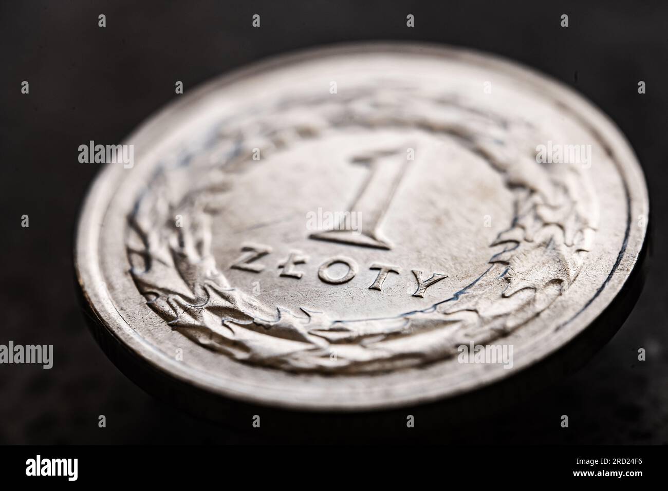Polish zloty euro closeup hi-res stock photography and images - Alamy