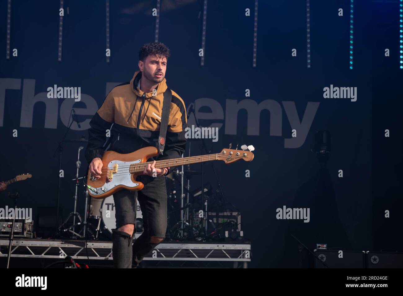 Andy Hopkins of The Enemy performing at TRNSMT at the Glasgow Green ...