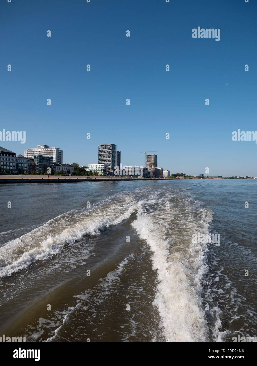 Antwerp, Belgium, July 08, 2023, buildings under construction, skyline ...