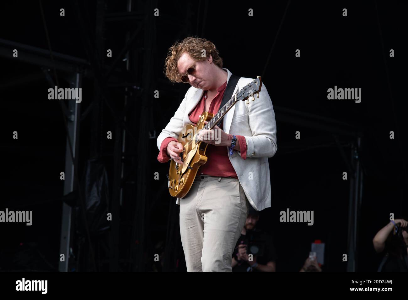 Hugh Harris of The Kooks performing at TRNSMT at the Glasgow Green ...