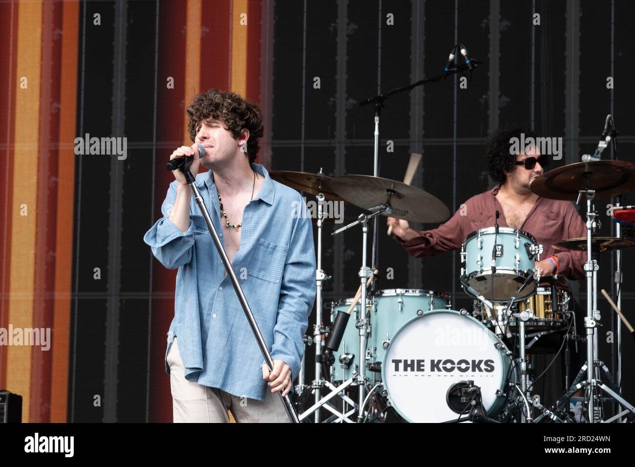 Luke Pritchard of The Kooks performing at TRNSMT at the Glasgow Green ...