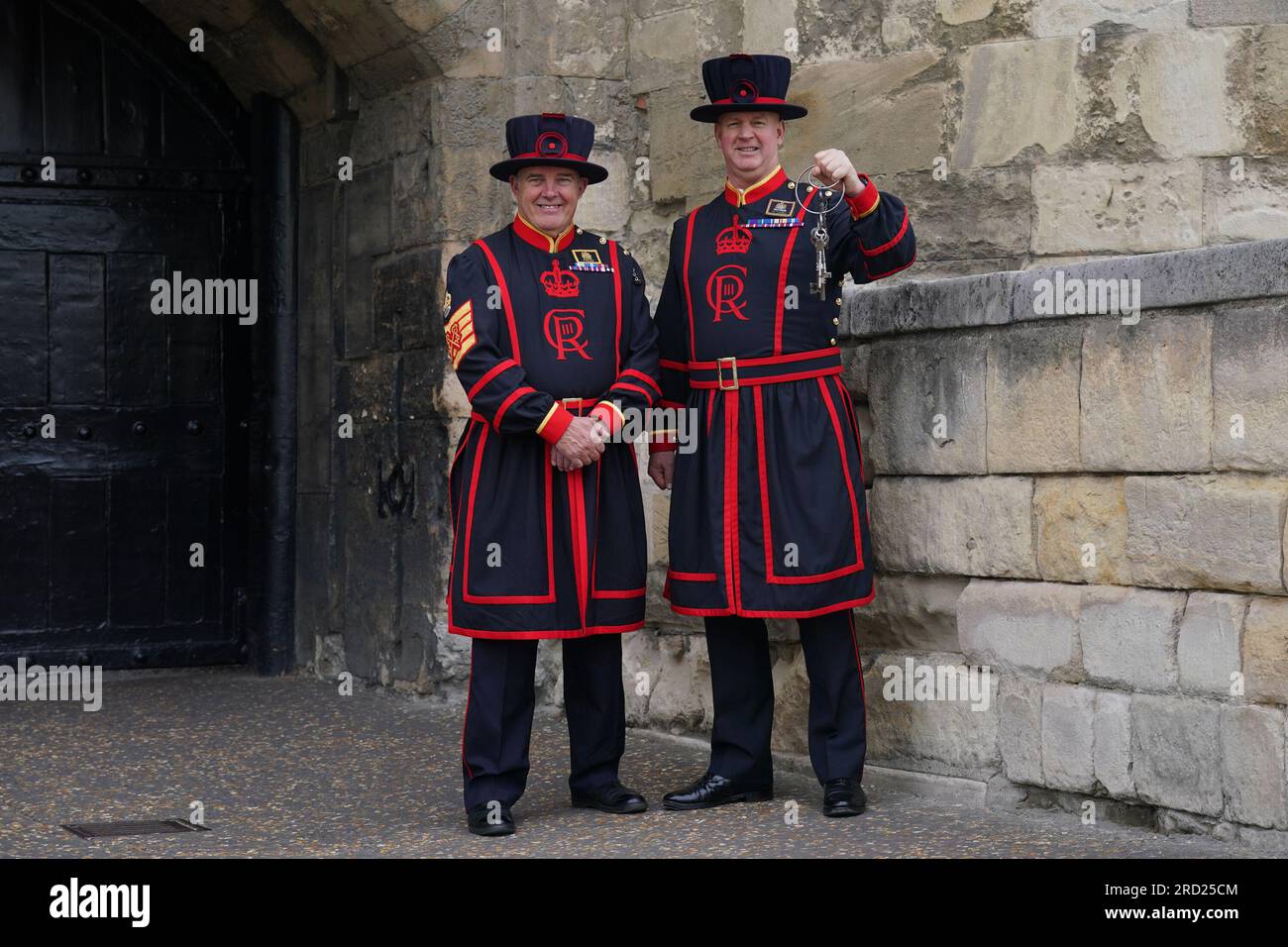 New Chief Yeoman Warder Rob Fuller (left) and Yeoman gaoler Clive ...