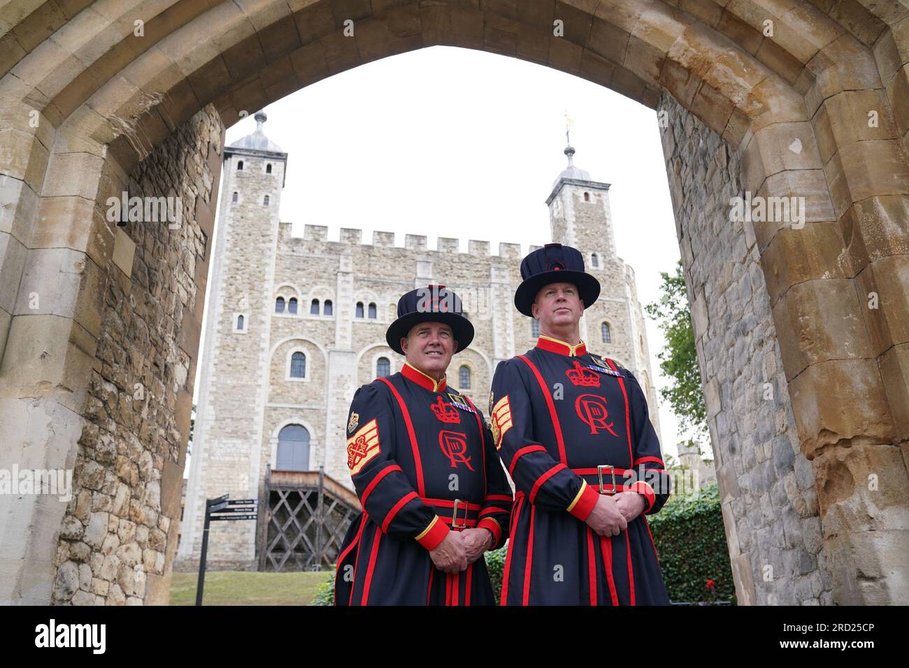 New Chief Yeoman Warder Rob Fuller (left) and Yeoman gaoler Clive ...