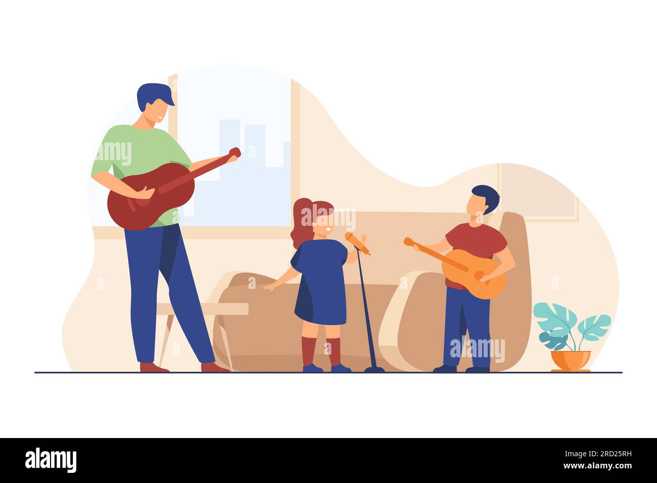 Singing kids Cut Out Stock Images & Pictures - Alamy