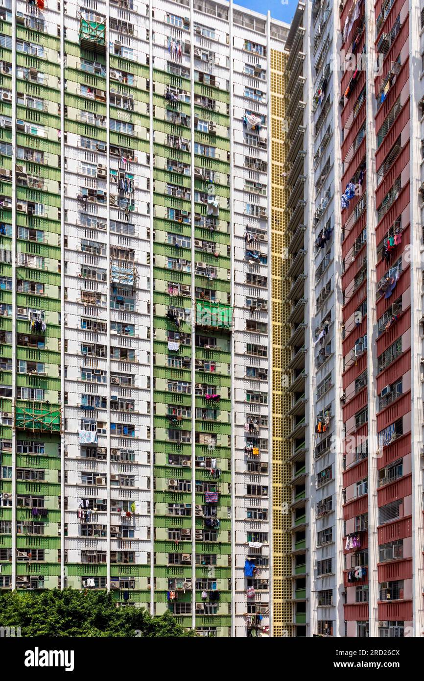 Ping Shek public housing estate, Kowloon, Hong Kong, SAR, China Stock ...