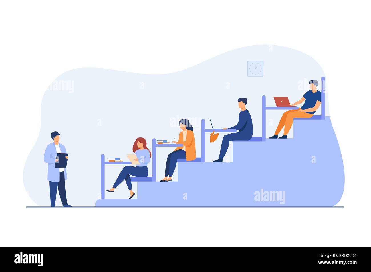 High school teacher classroom students Cut Out Stock Images & Pictures ...