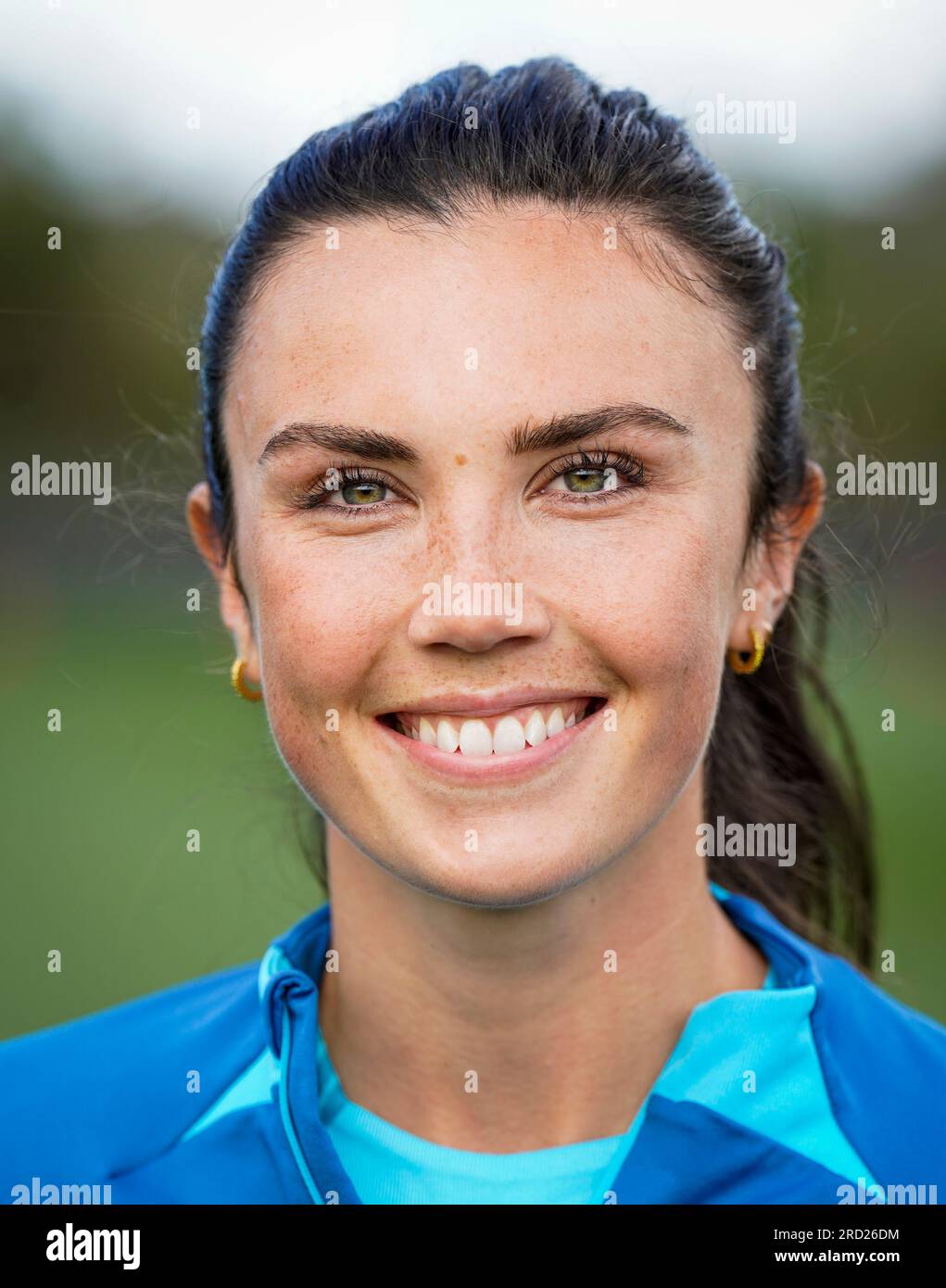 Auckland, New Zealand 20230718.Norway's footballer Ingrid Syrstad Engen ...