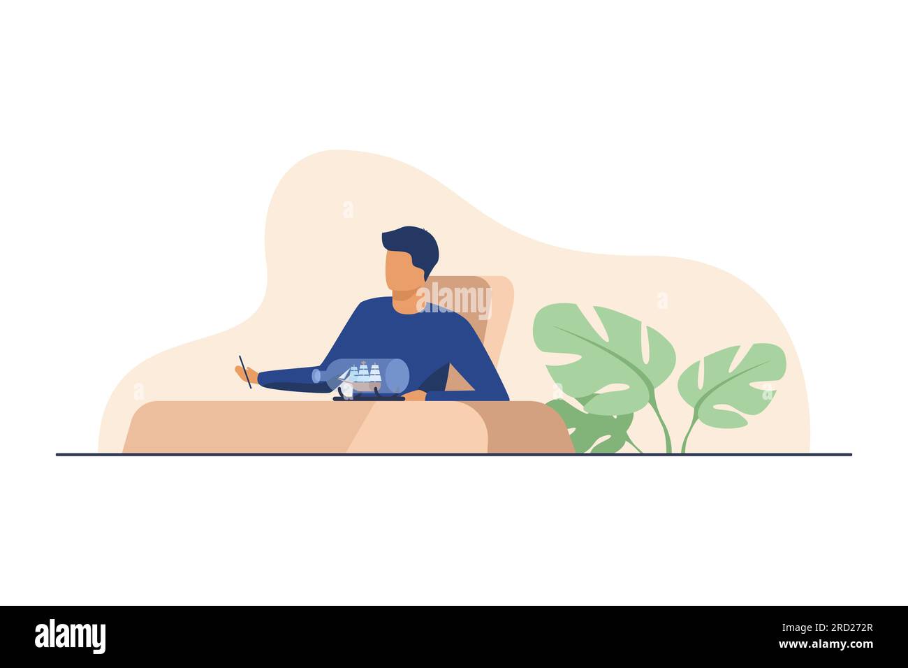 His own hands Cut Out Stock Images & Pictures - Alamy