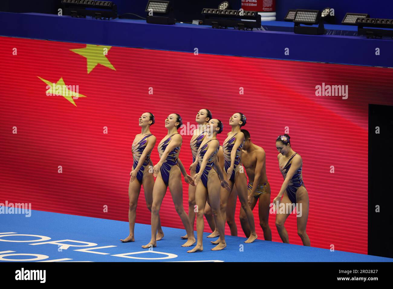 Fukuoka, Japan. 17th July, 2023. China team group Artistic Swimming ...